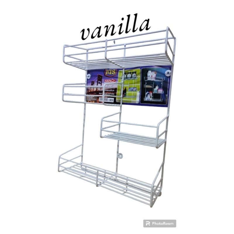 Kis Palembang Iron Hanging Rack/Kitchen Spice Rack/Bathroom | Shopee ...