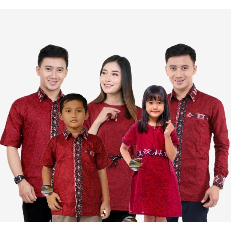 Couple Batik Family Father Mother And Son Couple DILAN/Sogan Family ...