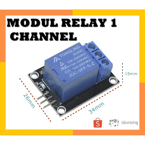 Relay Module 1 relay Module 1 channel 5VDC | Shopee Malaysia