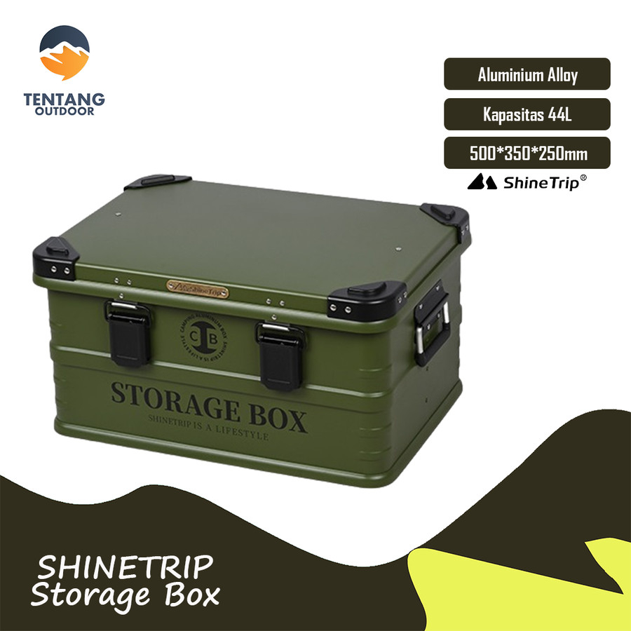 Shinetrip Aluminum Storage Box Camping Outdoor Picnic Box | Shopee Malaysia