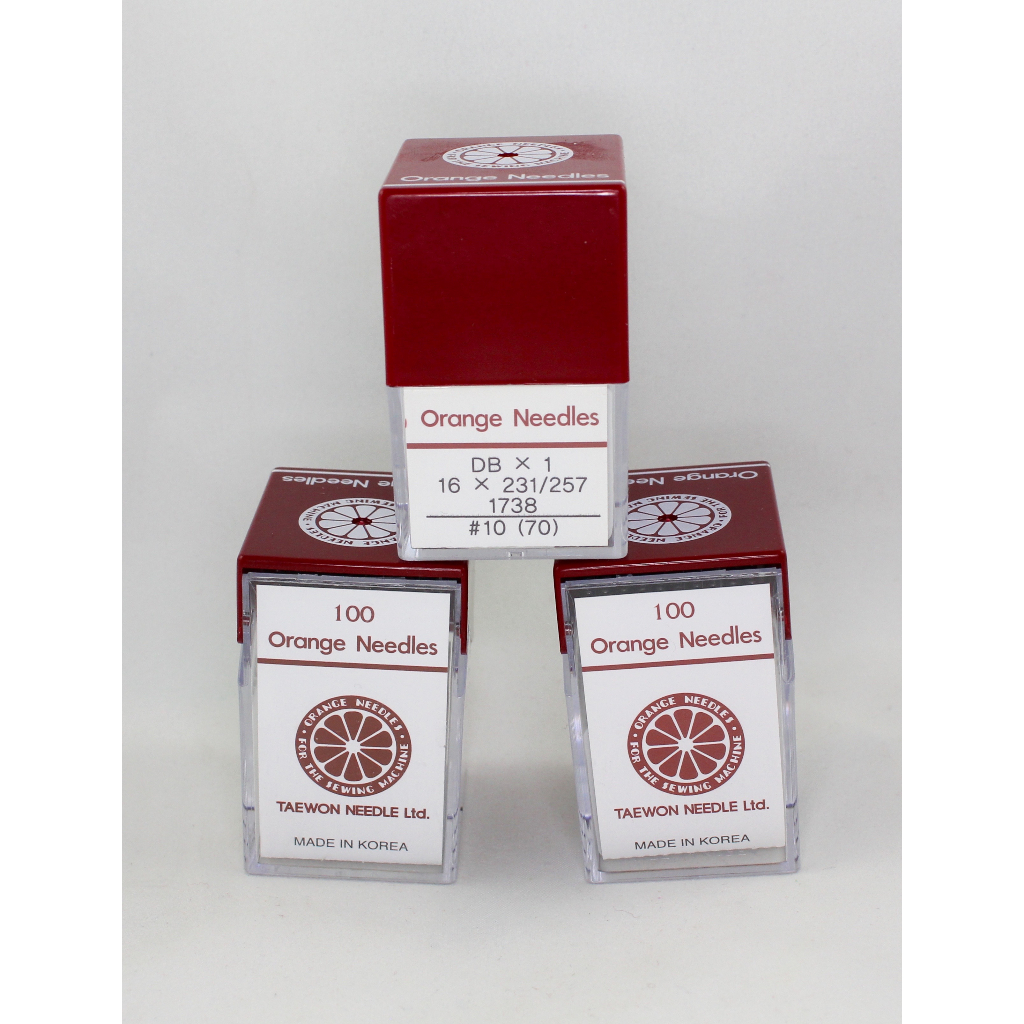 MESIN Korean Orange Needles Needle DBx1 / DB x 1 Lockstitch Industrial ...