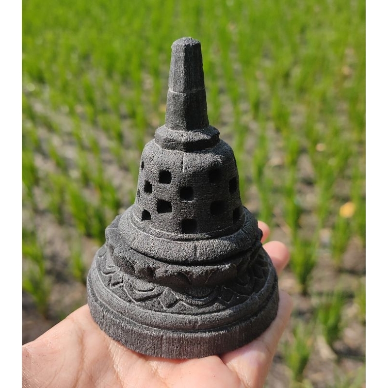 Miniature BOROBUDUR STUPA STATUE SIZE T 10CM - JOGJA SOUVENIR | Shopee ...