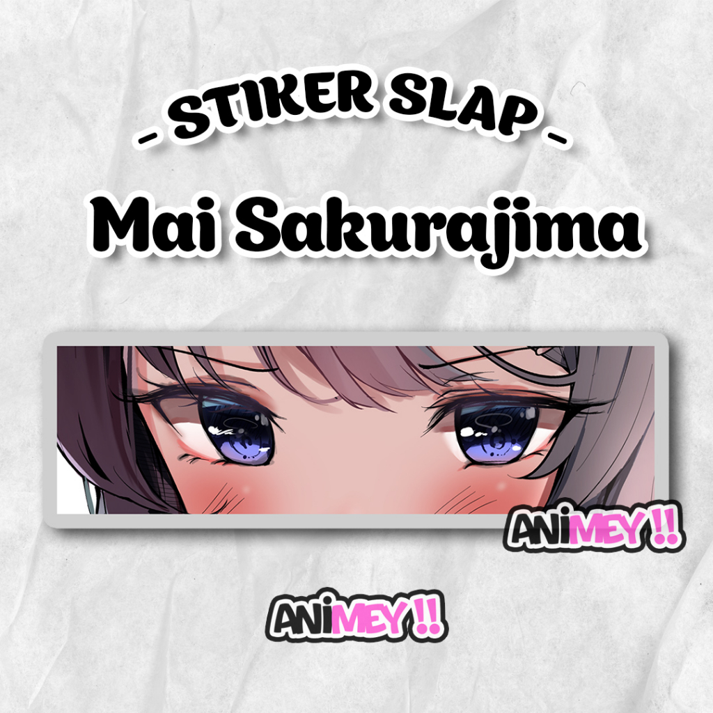 Mai Sakurajima Slap Sticker/Waterproof Anime Slap Sticker | Shopee Malaysia