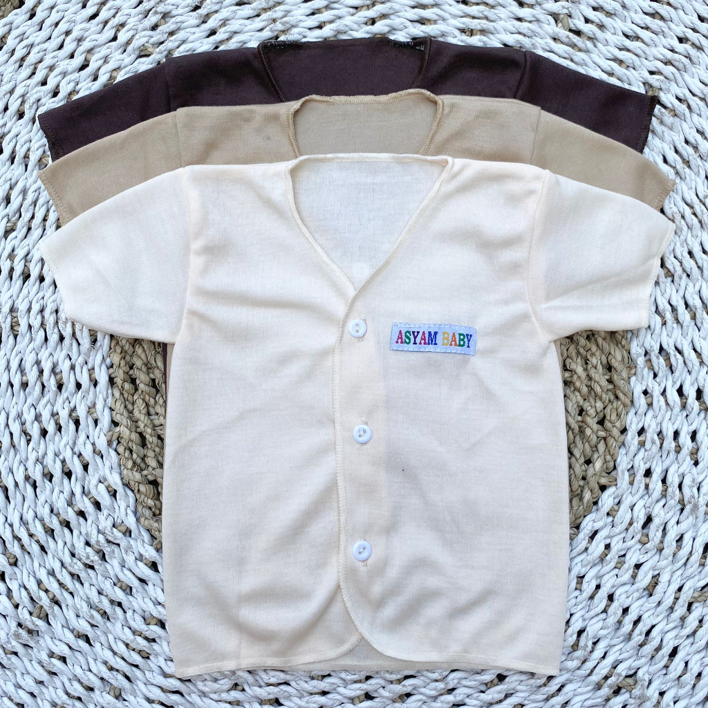 3 PCS Brown Series BABY Clothes Short Sleeve Newborn BABY Clothes ...