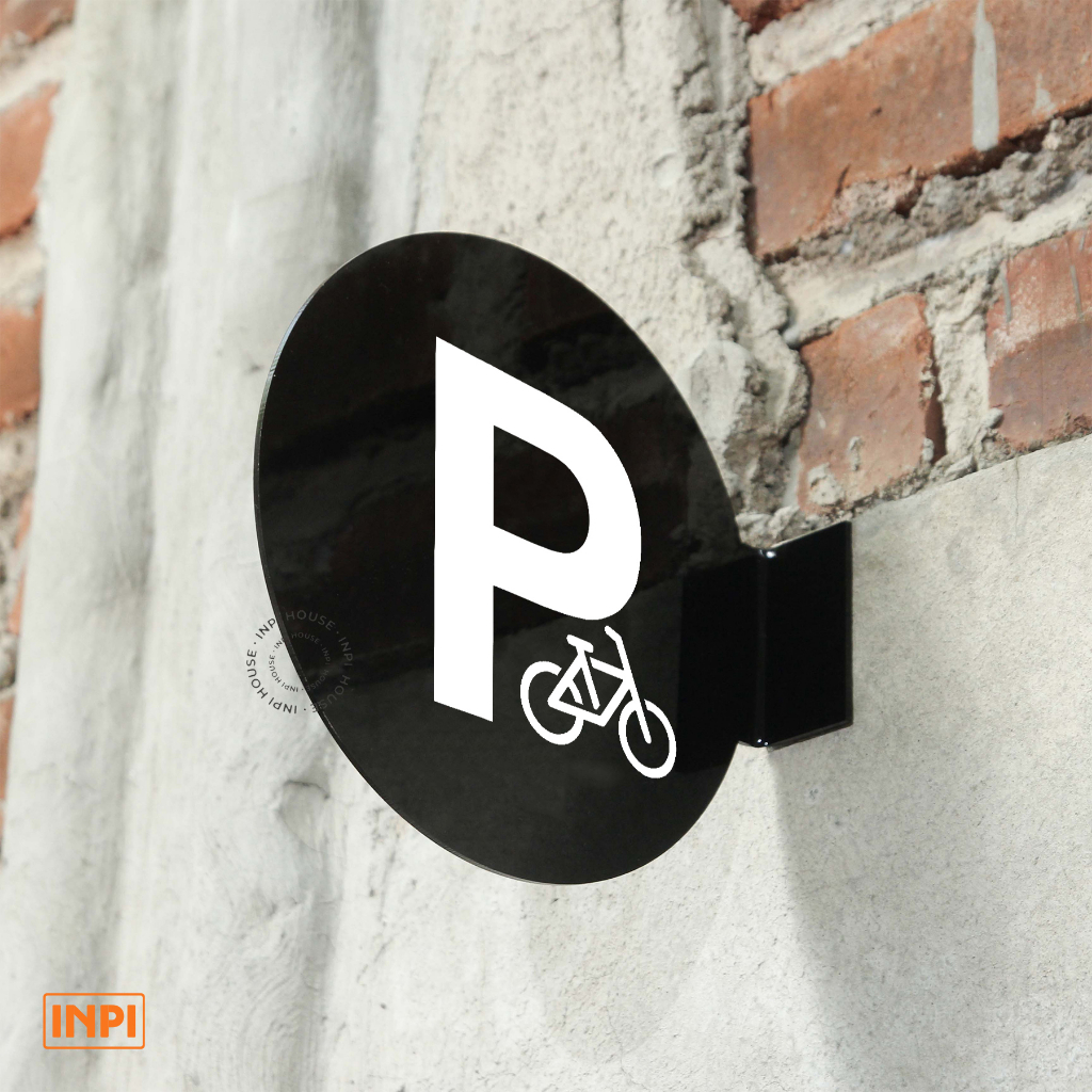 Signage Acrylic Pop Up Sign Circle 15 cm - Bicycle Parking | Shopee ...