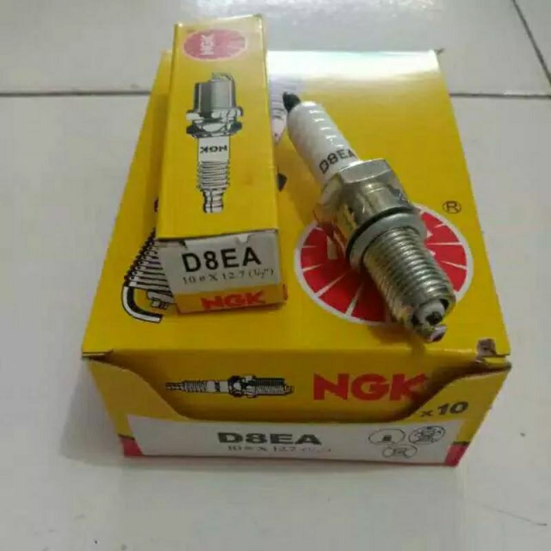 NGK D8EA spark plugs 10pcs TIGER MEGAPRO SCORPIO Z GL CB motorbike ...