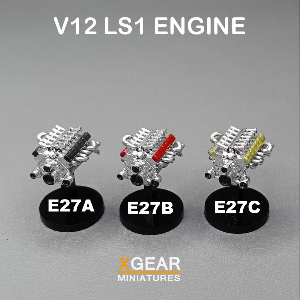 Xgear ENGINE V12 LS1 ENGINE DETAILING DECAL for DIECAST | Shopee Malaysia