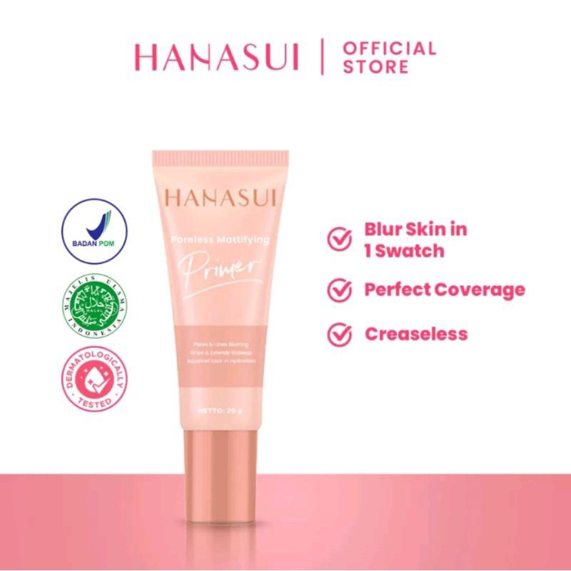 Hanasui Poreless Mattifying Primer Shopee Malaysia