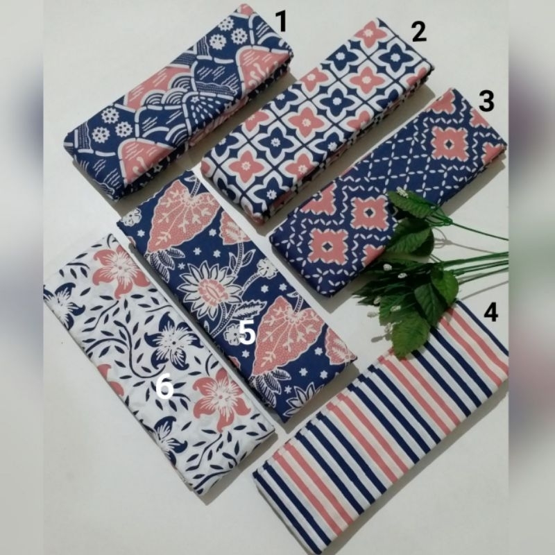 KATUN Soft Cotton Stamped Batik Cloth, Pink Combination, Pekalongan ...
