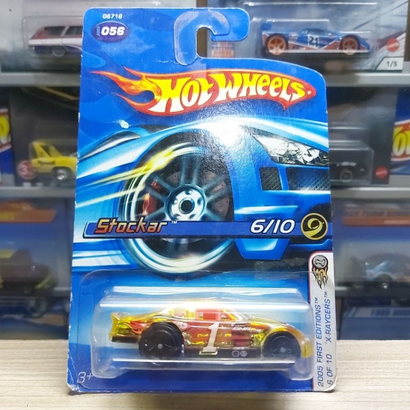 Hot WHEELS STOCKAR YELLOW - X RAYCER - BLUE CARD | Shopee Malaysia
