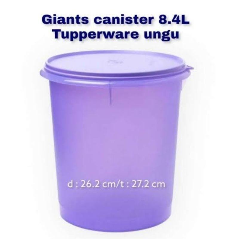 Tupperware Giant canister/cracker holder 8,4 liter | Shopee Malaysia