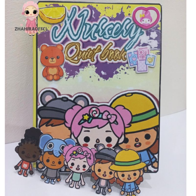 TOCA BOCA LIFE WORLD/TOCA BOCA NURSERY/QUIET BOOK/BUSY BOOK PAPER DOLLS ...