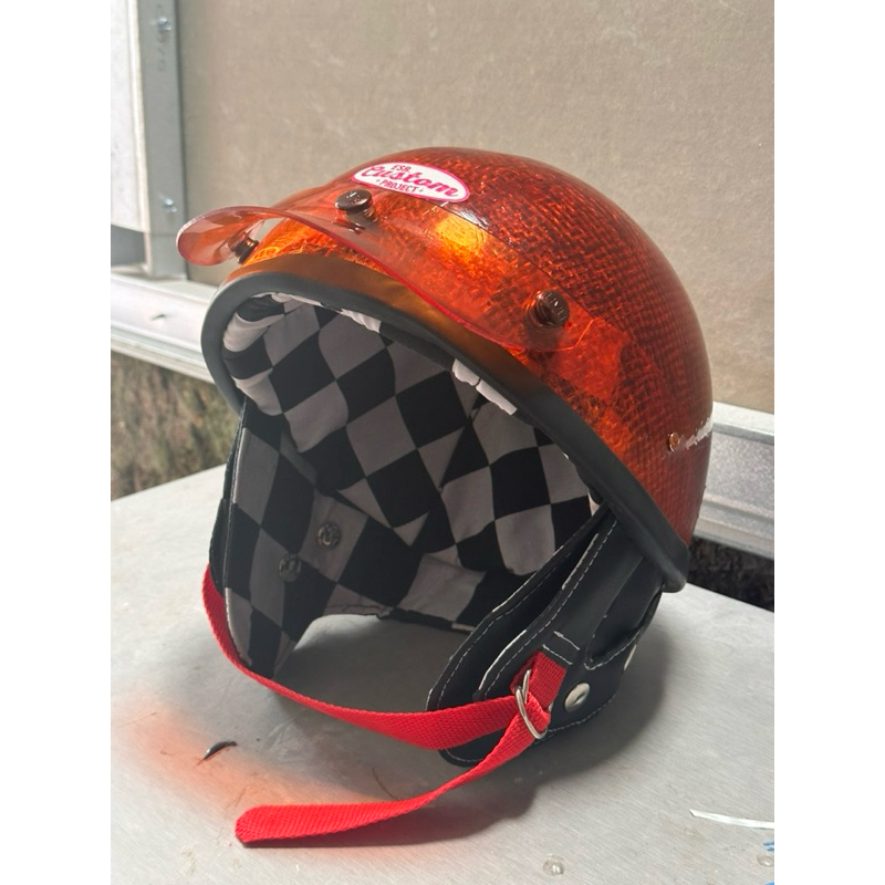 Vintage checkerboard chips helmet | Shopee Malaysia