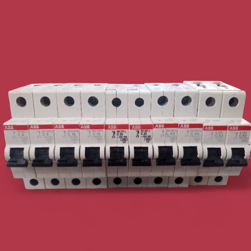 Mcb ABB SH201L 1P 6A 10A 16A 25A 40A 50A 63A Original (Plastic Type) | Shopee Malaysia