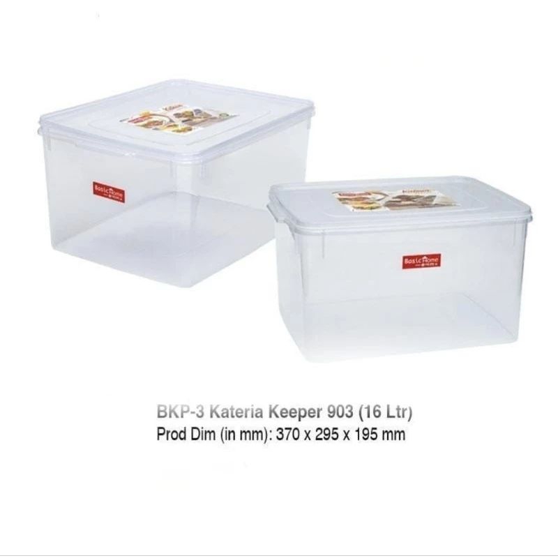 Basic HOME KATERIA KEEPER 903 (16LT) By LionStar / FOOD CONTAINER ...