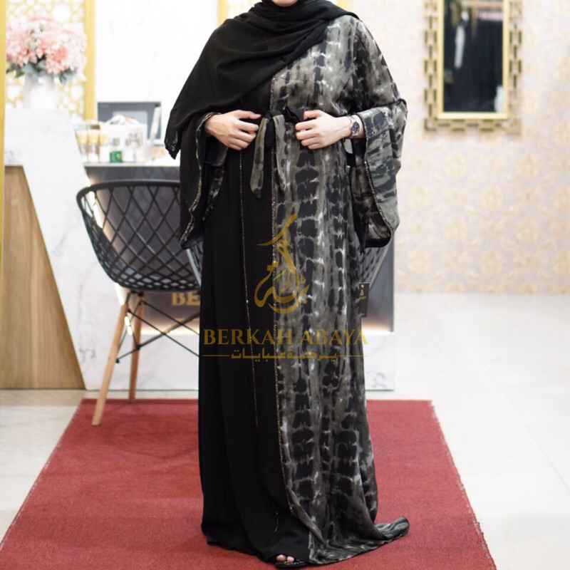 Egyptian Abaya+Pashmina Am8-629 | Shopee Malaysia