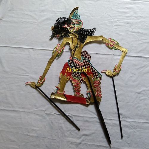 Wayang Purwa Brot Bima Muda Puppet Genuine Leather Puppet From Goatskin ...