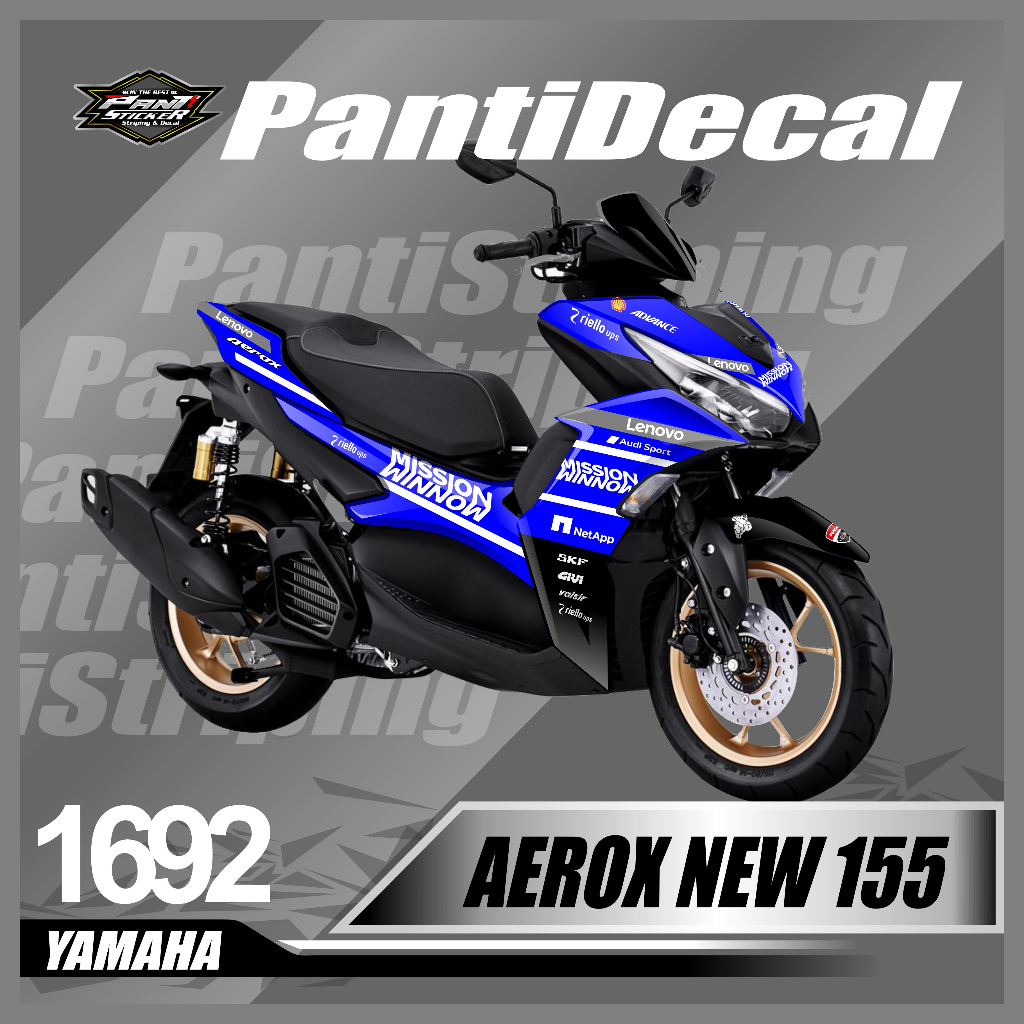 Aerox new 155 decal Full body sticker design mission lenovo sticker ...