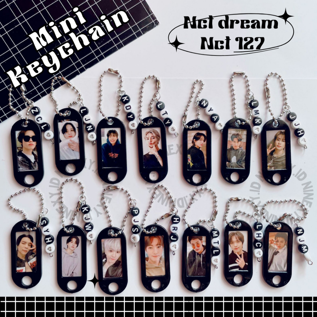 GANTUNGAN Nct DREAM NCT 127 mini key chain / NCT 127 NCT DREAM keyring ...