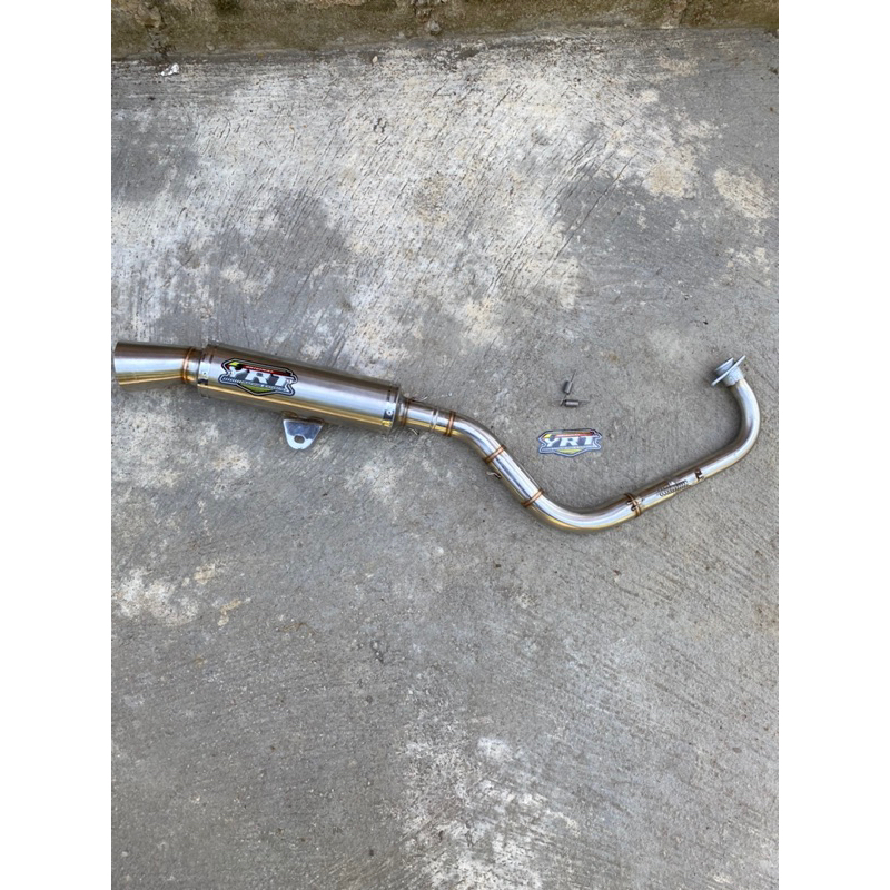 Original exhaust YRT samlong lower pipe for automatic scoopy beat vario ...