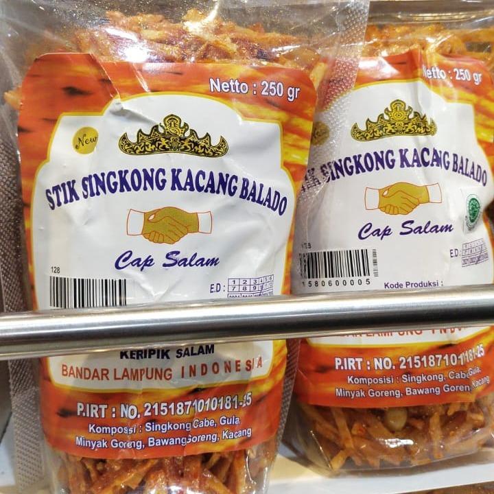 Sweet Spicy Cassava Sweet Potato Sticks Balado Beans Cap Salam Original ...