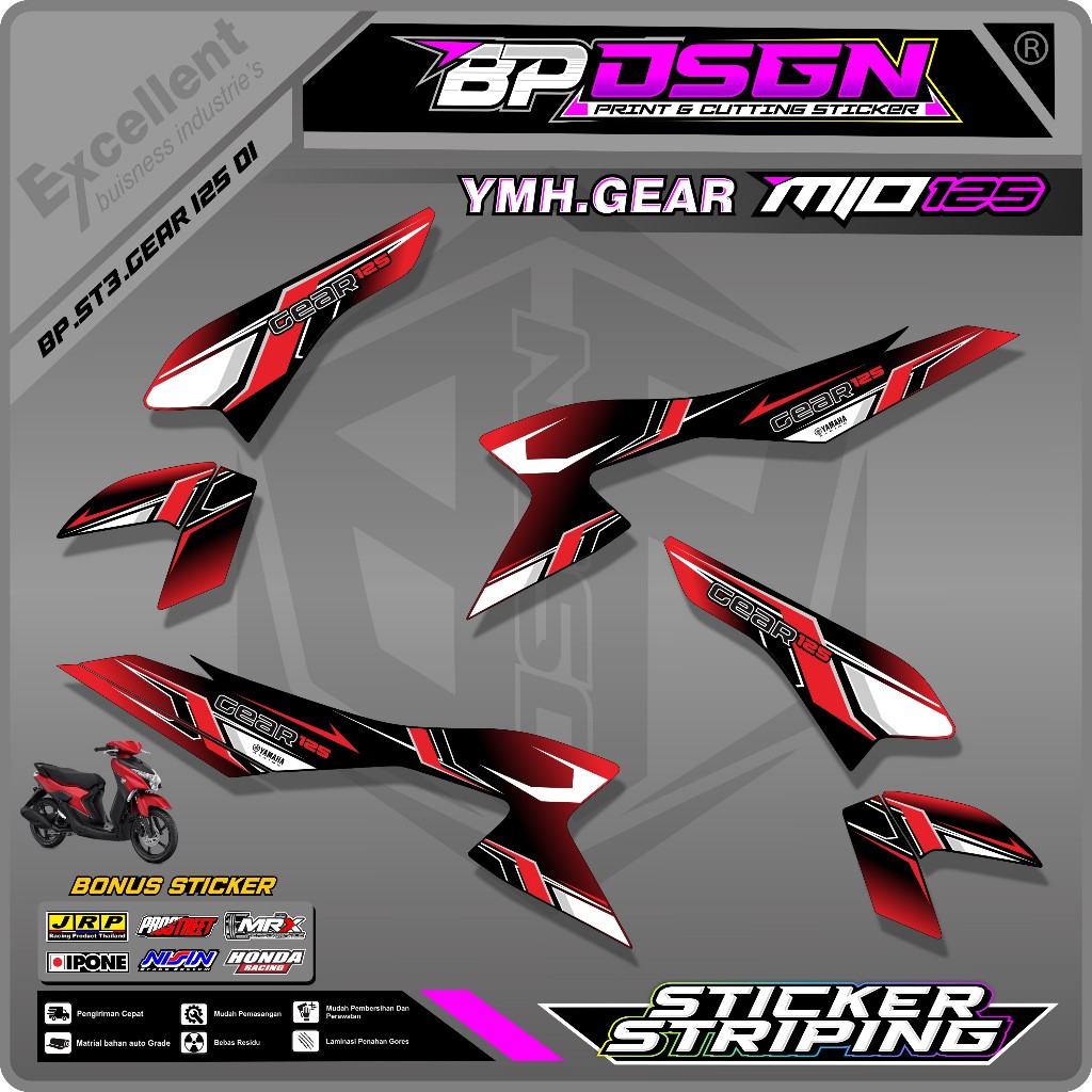 Striping YAMAHA MIO GEAR 125 - The Newest YAMAHA MIO GEAR 125 RACING ...