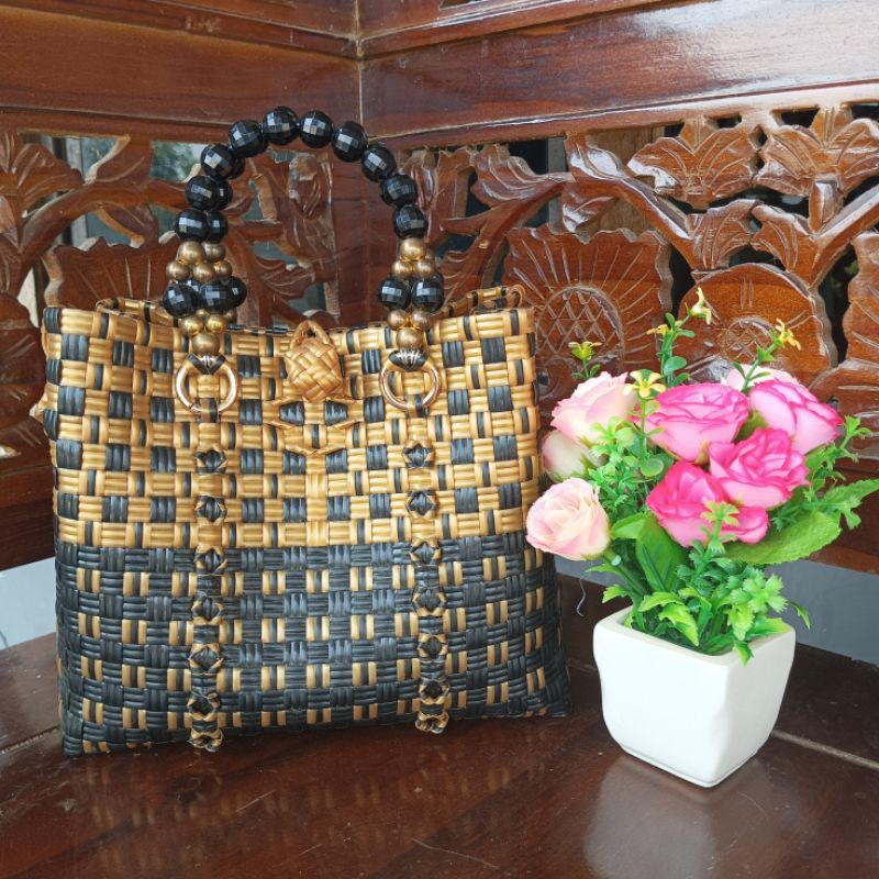 Jali Jali Party Bag / Premium Jali Jali Bag / Pearl Handle Jali Bag | Shopee Malaysia