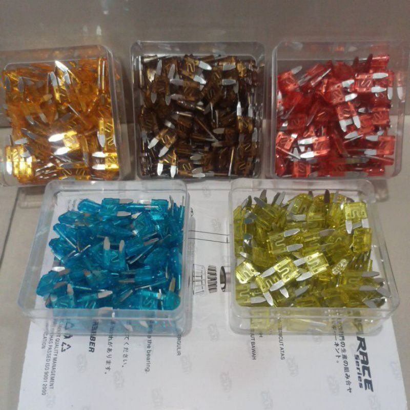 (100Pcs) 1 BOX Of MINI Plug Fuses | Shopee Malaysia