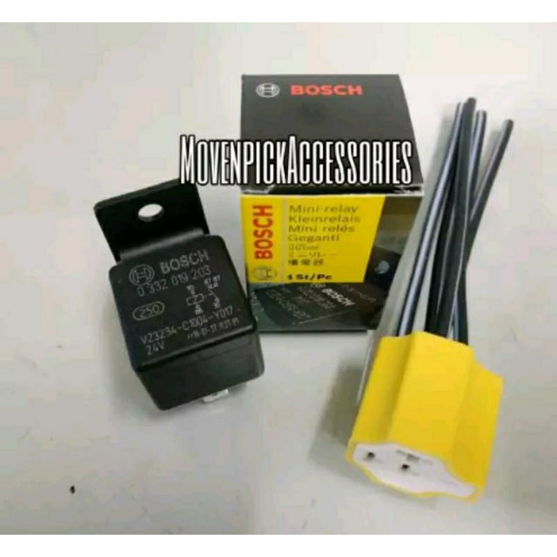 Bosch RELAY 24V 20A 5ft 87 Plain PORTUGAL+Ceramic RELAY SOCKET | Shopee ...