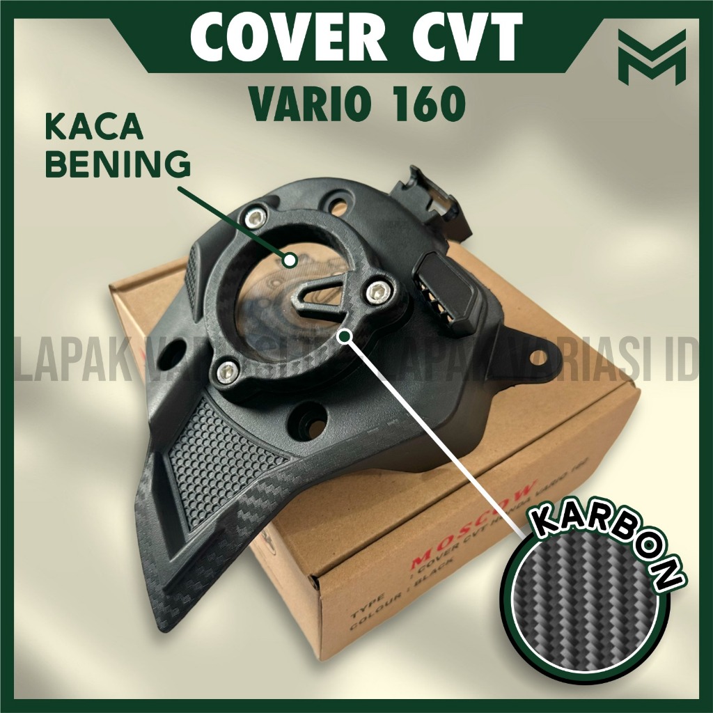 Cover CVT VARIO 160 ABS CBS 2023 Including Bolt COVER CVT ABS Plastic ...
