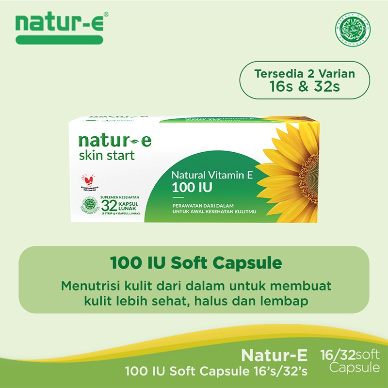 Natur-e 100iu Soft Capsule 16's/32's (Beauty Supplement/natur e/vitamin ...