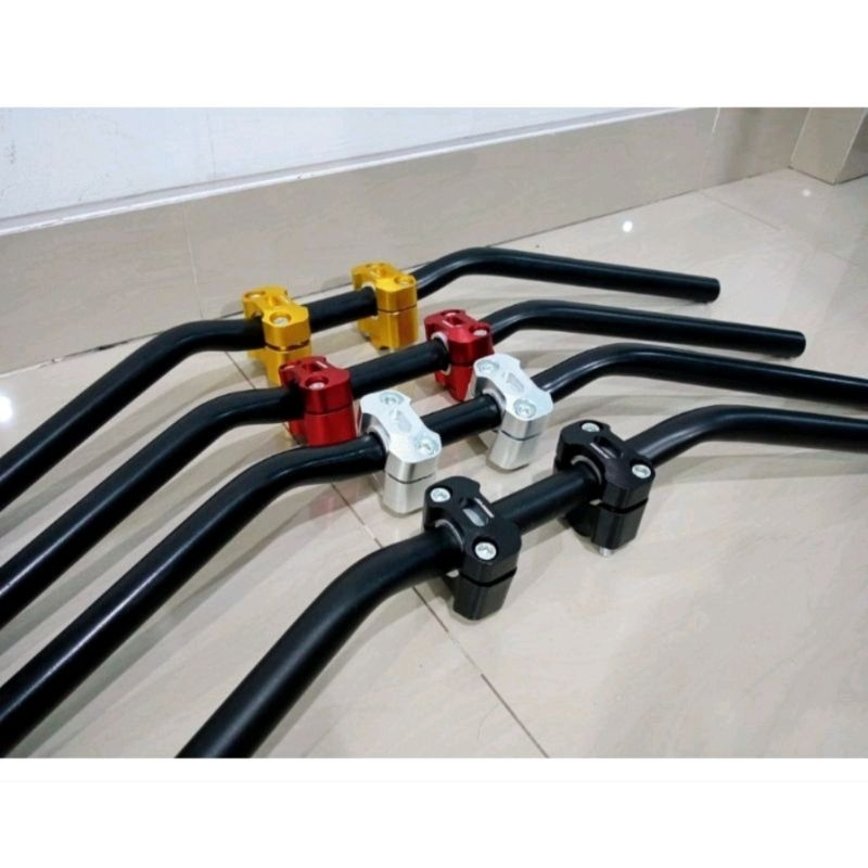 Rzr Handlebar+Raiser CNC Handlebar CB150R Vixion Scorpio satria fu x ...