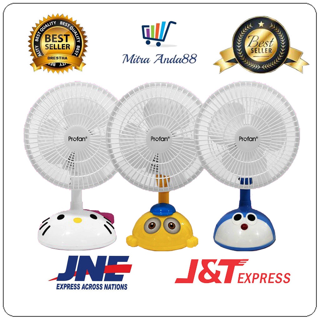 Mitraanda88 DESK FAN 2 In 1 Cartoon Character Table Wall FAN 8 Inch ...