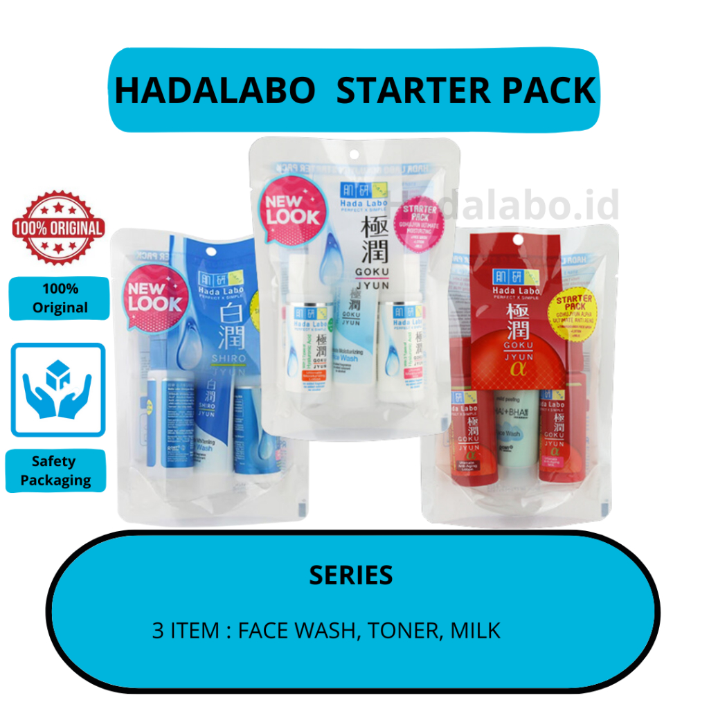 Hada Labo Starter Pack / Hadalabo Package | Shopee Malaysia