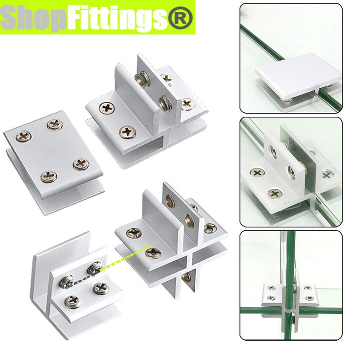 Glass Bracket Clamp Corner Bracket Connector Clip Glass Clamp Holder ...