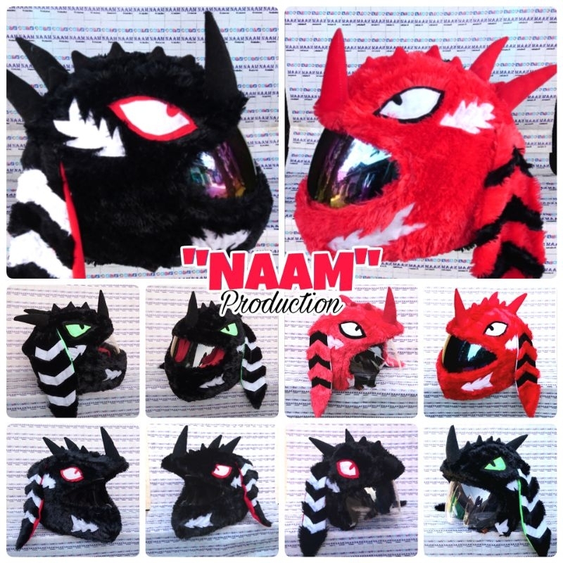 Stitch Devil Helmet Cover | Shopee Malaysia