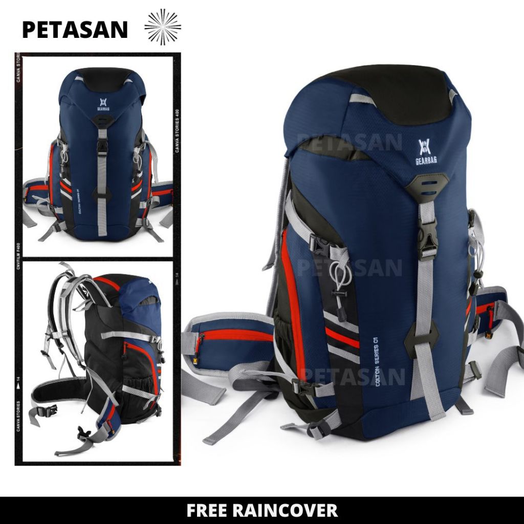 PTS - TAS GUNUNG GEAR BAG 13161 - HIKING BACKPACK - COLTON - OUTDOOR ...