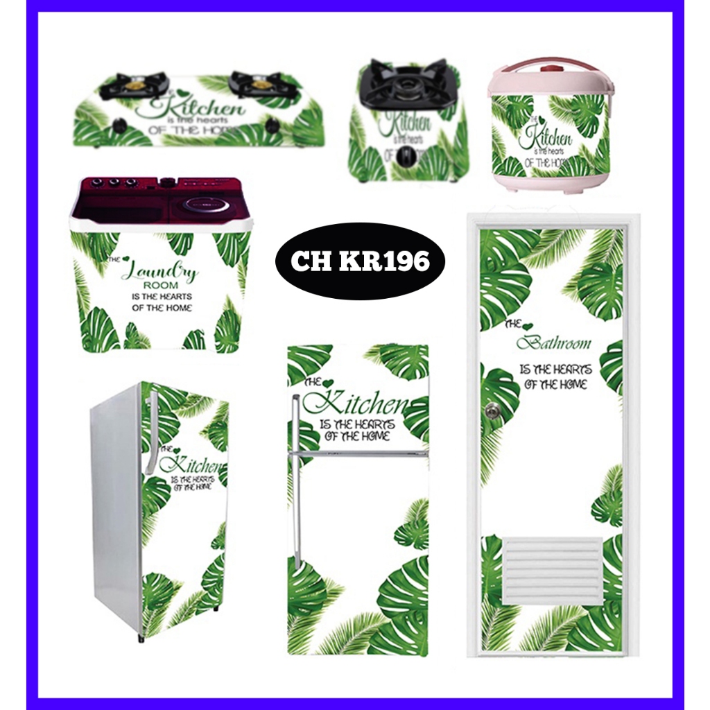 MESIN 1 DOOR & 2 DOOR REFRIGERATOR STICKER, MAGICOM, STOVE, AC, WASHING ...