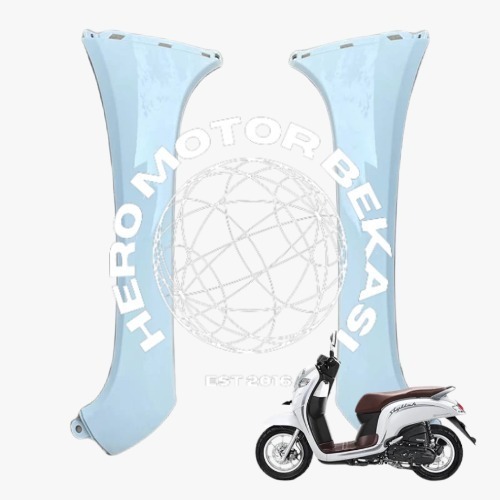 PUTIH Front Wing Cover Left And Right Leghsild Outside Fi Esp New K93 ...