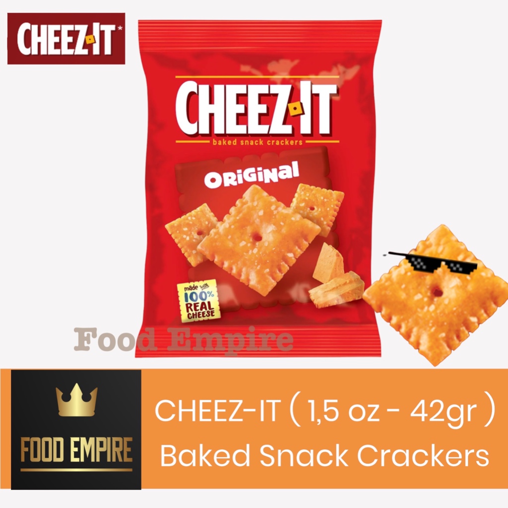 Cheez IT Original 1,5 oz | Baked Cheese Snack Crackers | Cheez-it ...