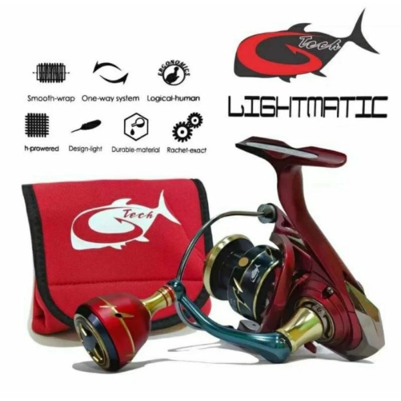 Reel GTech LightMatic 8+1BB Original 1000PG - 4000PG/HG | Shopee Malaysia