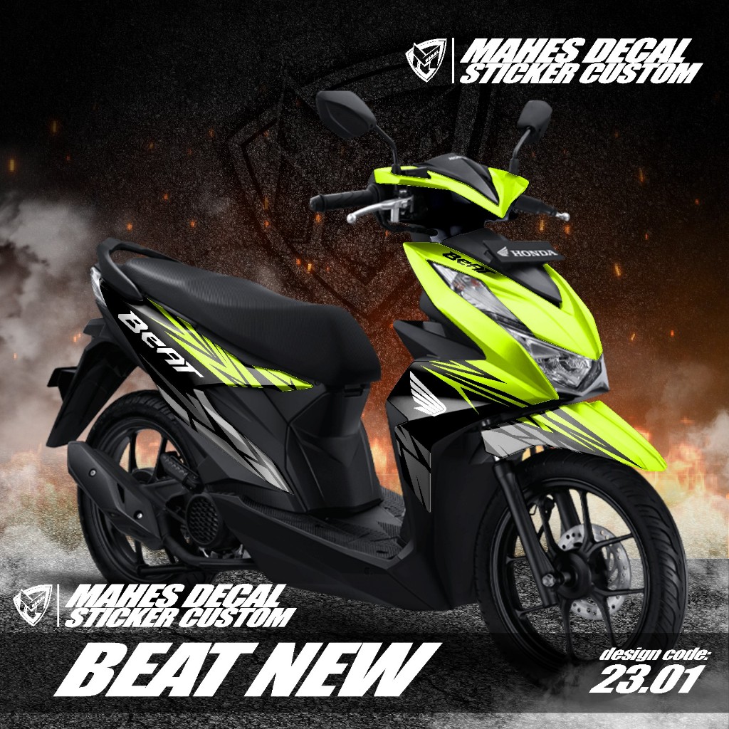 Decal Sticker Beat Deluxe Full Body Abastract MD23.01 - Dekal Sticker ...