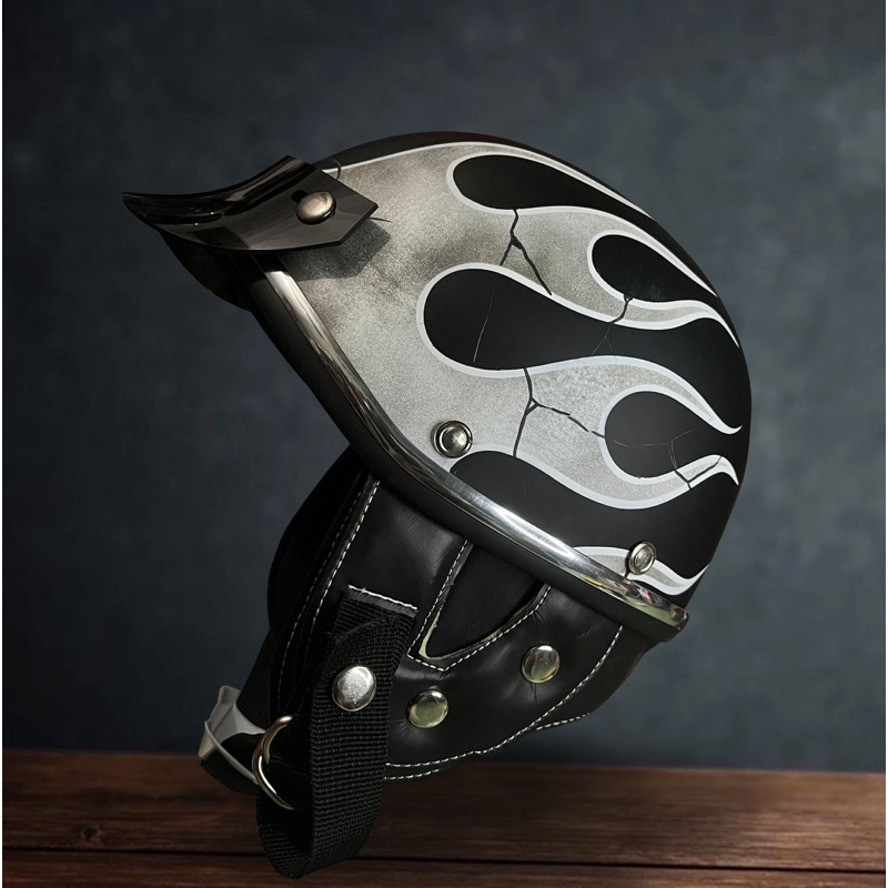 Shorty Japan Patina Flame - Chip Helmet | Shopee Malaysia