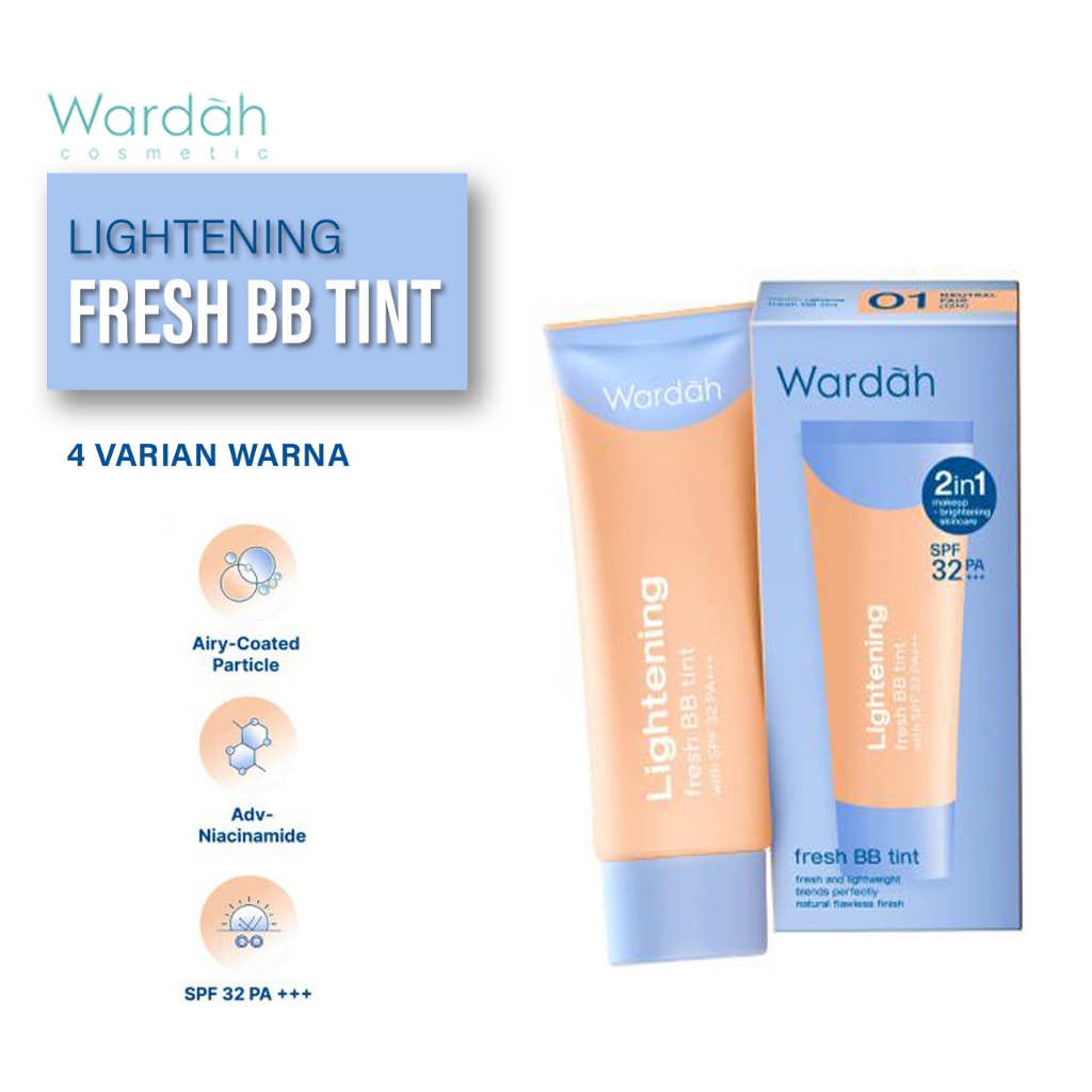 Wardah Lightening Fresh BB Tint 15ml - Wardah Lightening BB Cream BPOM ...
