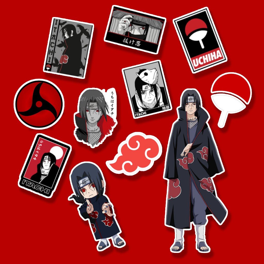 Itachi Uchiha Vinyl Stickers Stickers Stickers for Laptop Cell Phone ...