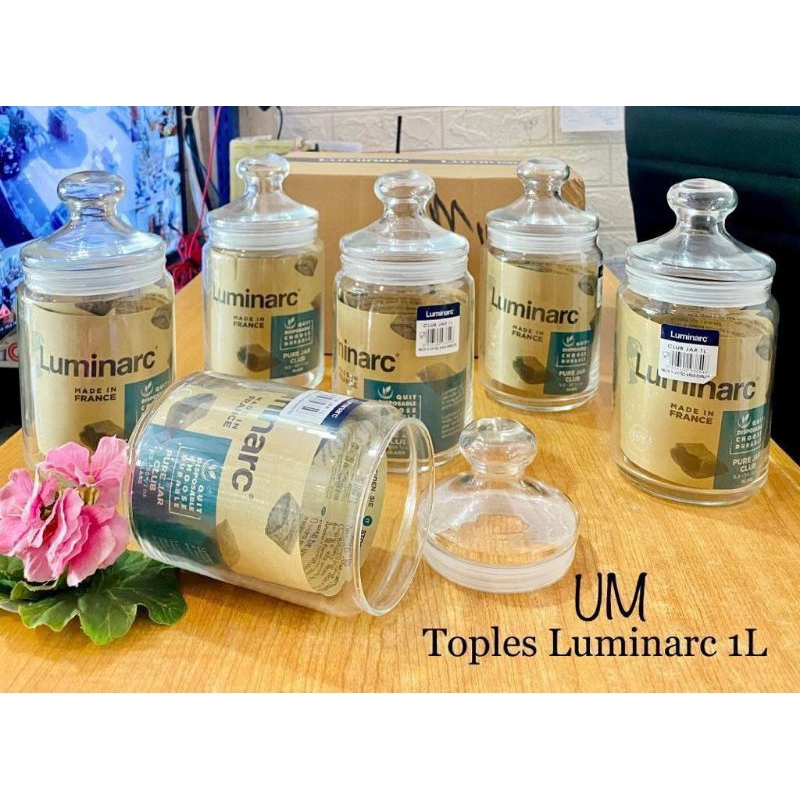 Luminarc - 1 liter luminarc Jar (6Pc) | Shopee Malaysia