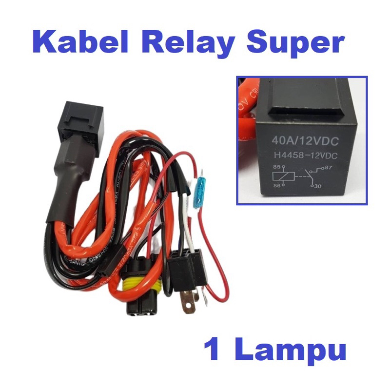 Motorcycle BILED RELAY CABLE SET 1 LIGHT RELAY CABLE | Shopee Malaysia