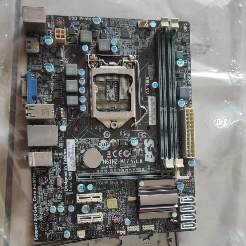Mainboard H61 socket 1155 Second support gen 3 | Shopee Malaysia