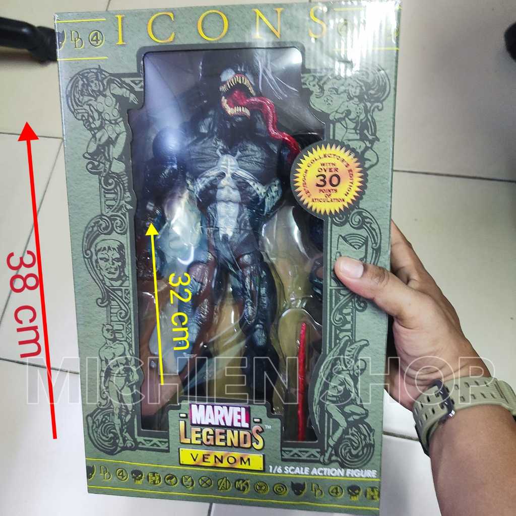 VENOM Action Figure Marvel Legends Icons 32 cm | Shopee Malaysia