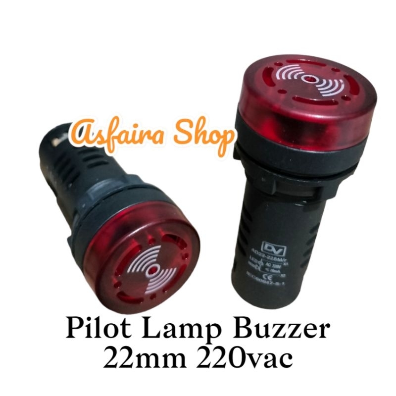 Pilot Lamp LED Buzzer 22mm 220vac | Shopee Malaysia